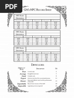 Genesys Fillable Character Sheet | PDF | Leisure Activities | Tabletop ...