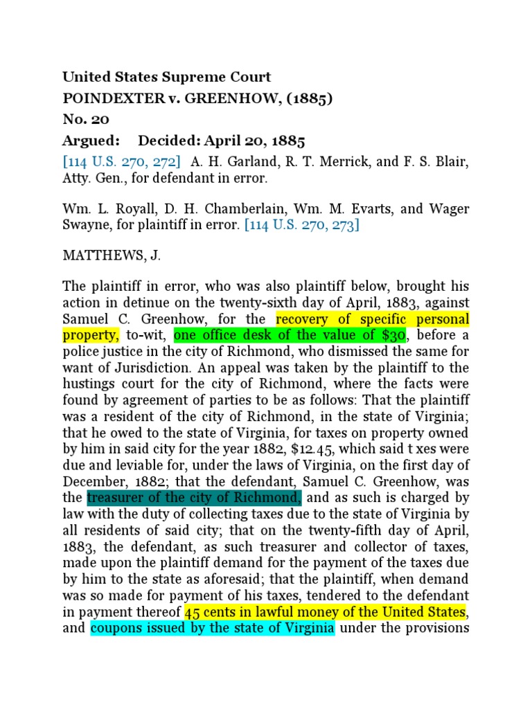 Consti Cases | PDF | United States Constitution | Supremacy Clause