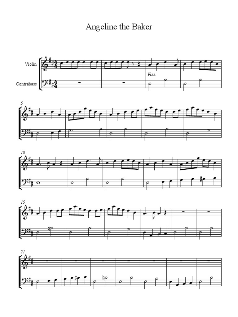 Angeline The Baker | PDF