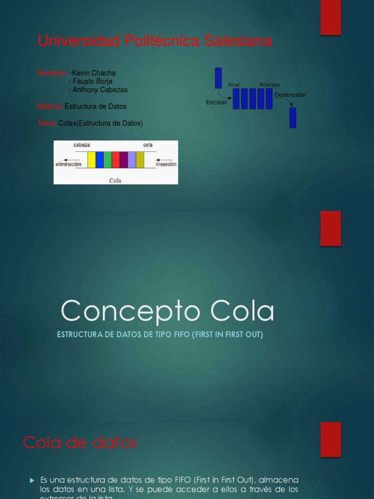Cola Implementada Con Arrays | PDF | Cola (tipo de datos abstractos ...