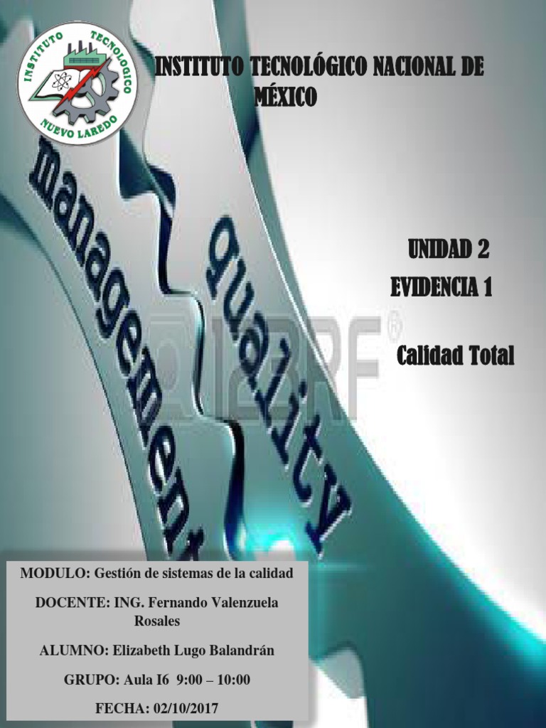 Calidad Total | PDF | Calidad (comercial) | Business