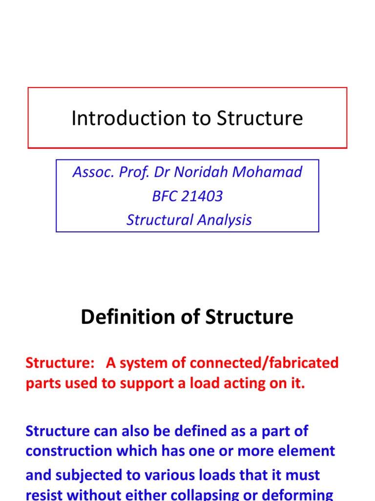 Intro To Structure 2 | PDF | Civil Engineering | Mechanical Engineering