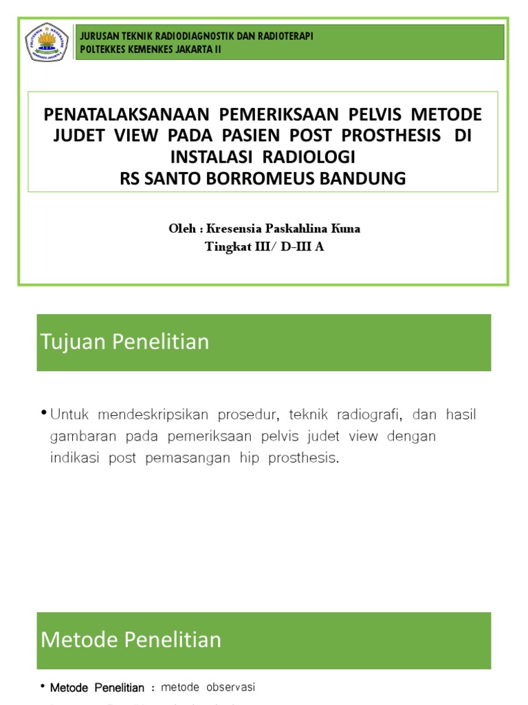 Pelvis Judeth View | PDF