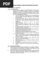 I. Plumbing Works & Specifications: A. General | PDF | Plumbing | Pipe ...