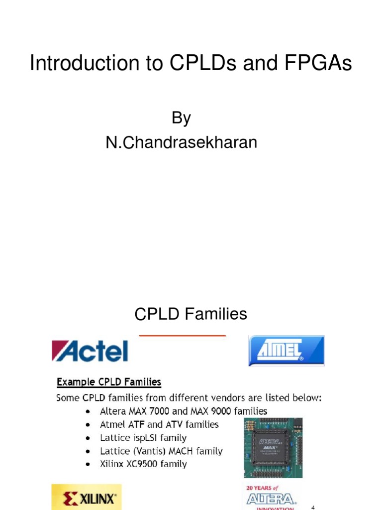 Introduction To Cplds and Fpgas: by N.Chandrasekharan | PDF | Field Programmable Gate Array ...
