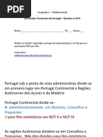 Configuracao Nuts 2024 | PDF | Portugal | Açores