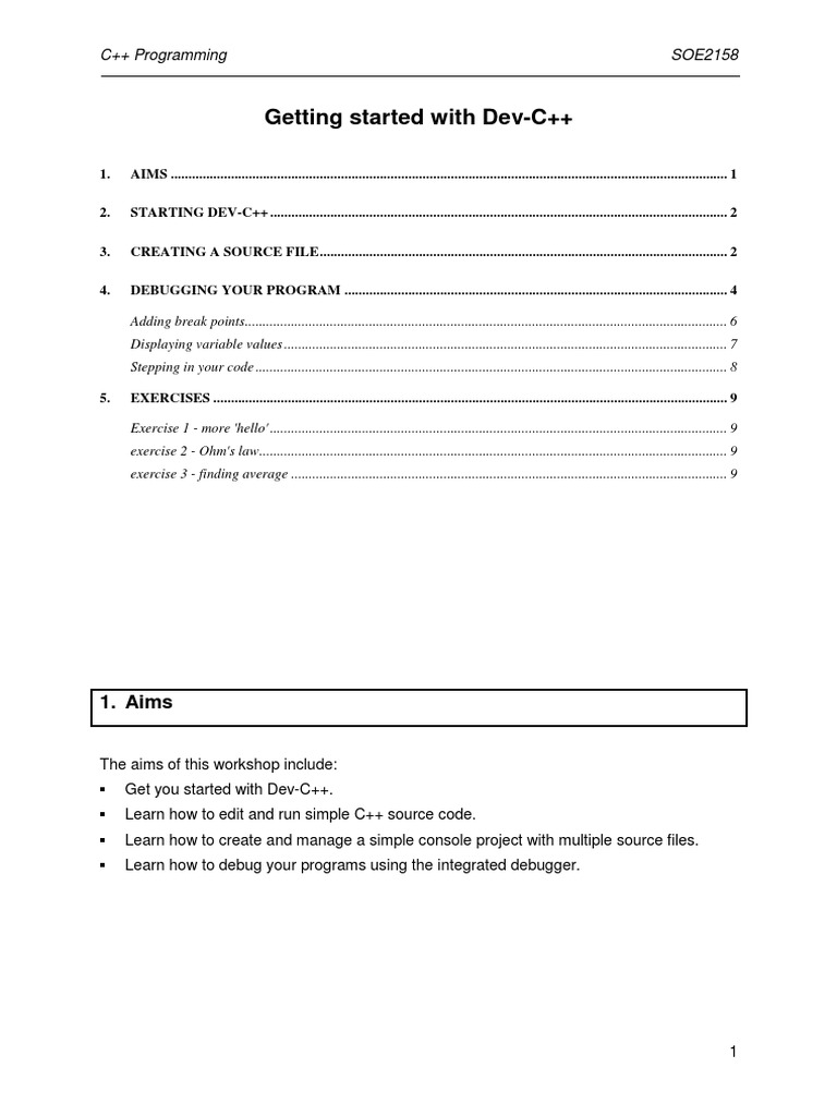 Dev C++ Debugging | PDF | Computer Program | Programming