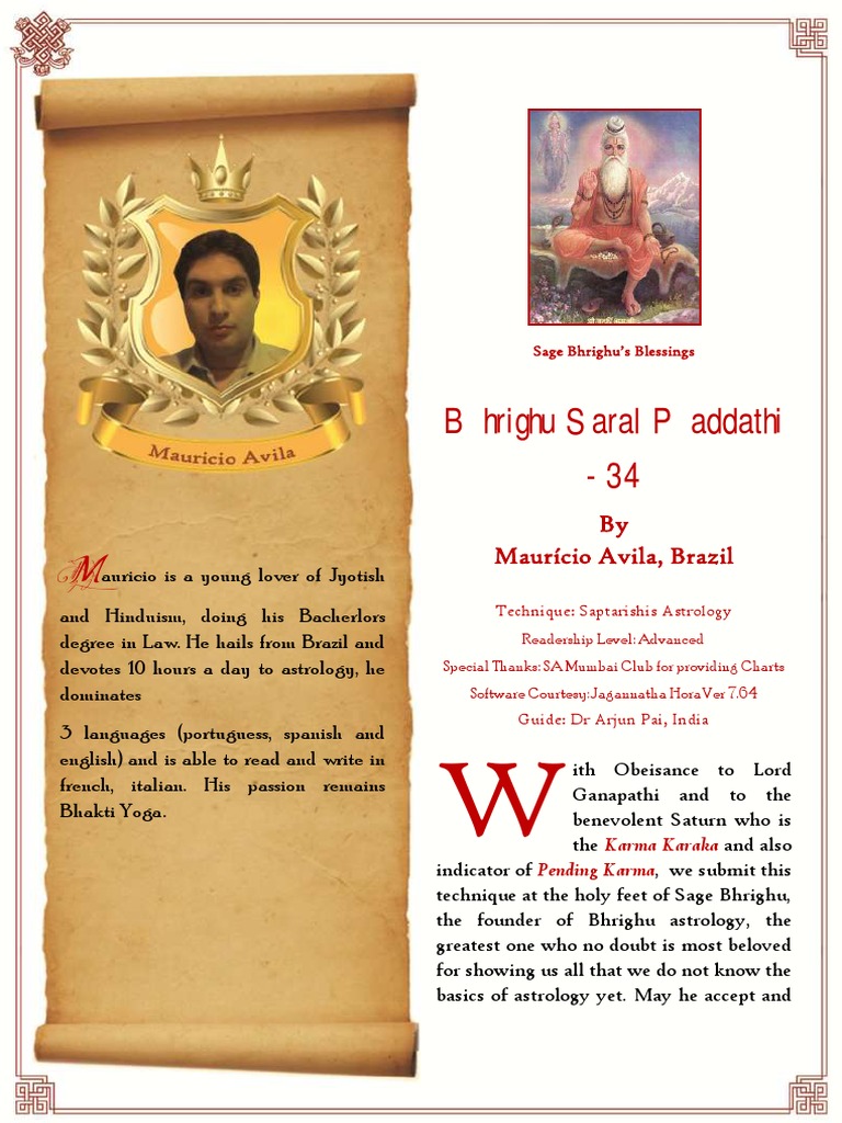 Bhrighu Saral Paddathi-34 BW Final PDF | PDF | Hindu Astrology ...