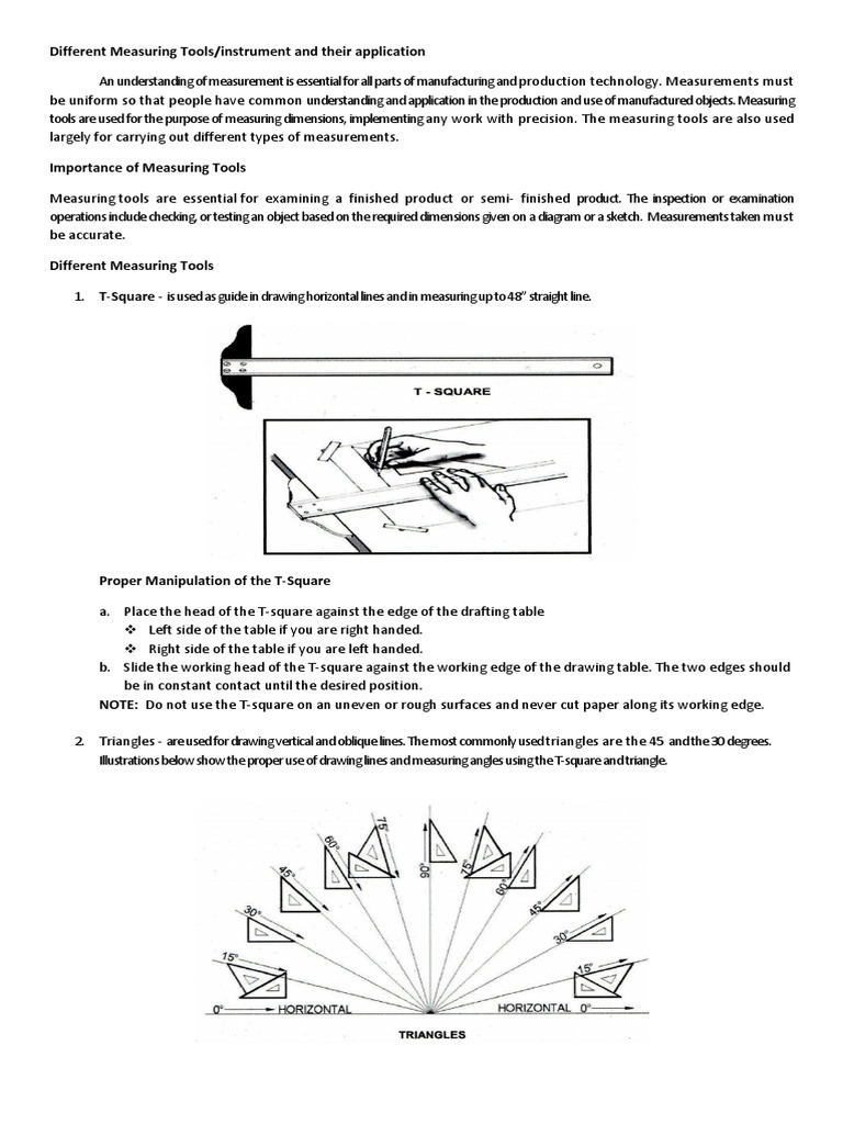 Five Essential Measuring Tools | PDF | Measurement | Scientific Observation