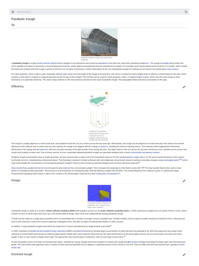 Wikipedia Org | PDF | Solar Energy | Renewable Energy