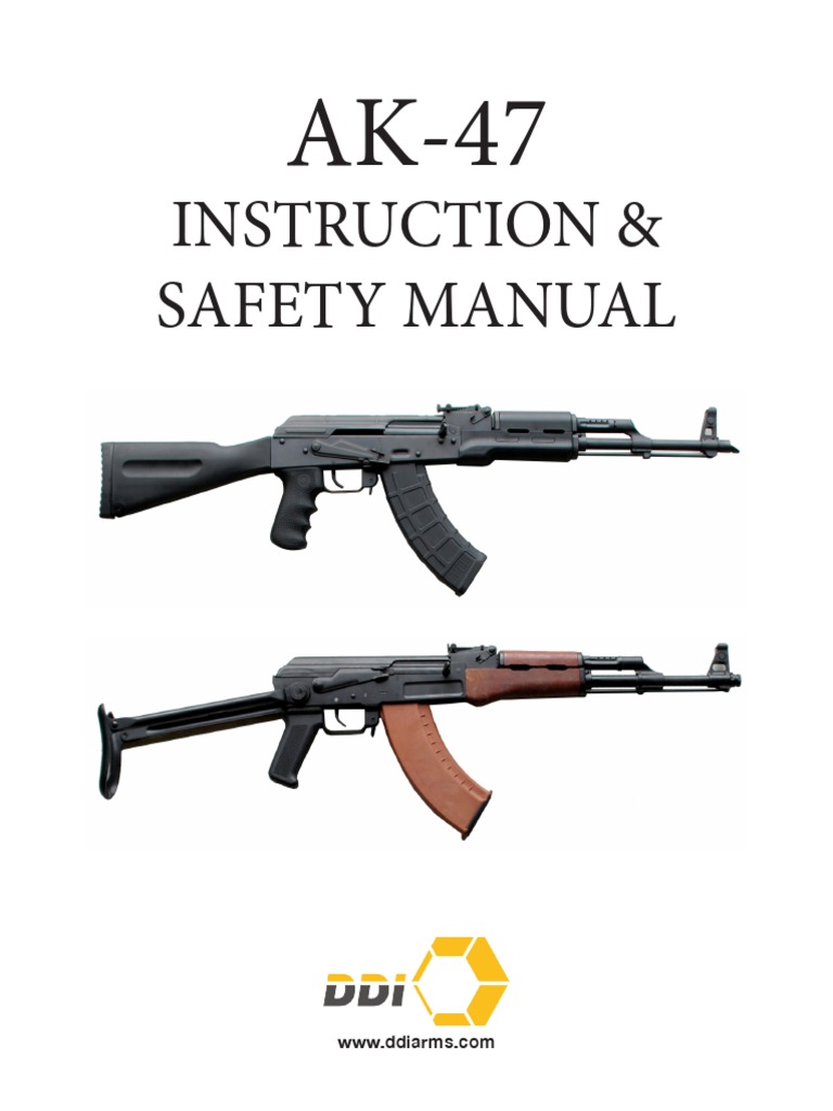 DDI AK-47 Owner's Manual | Firearms | Rifle