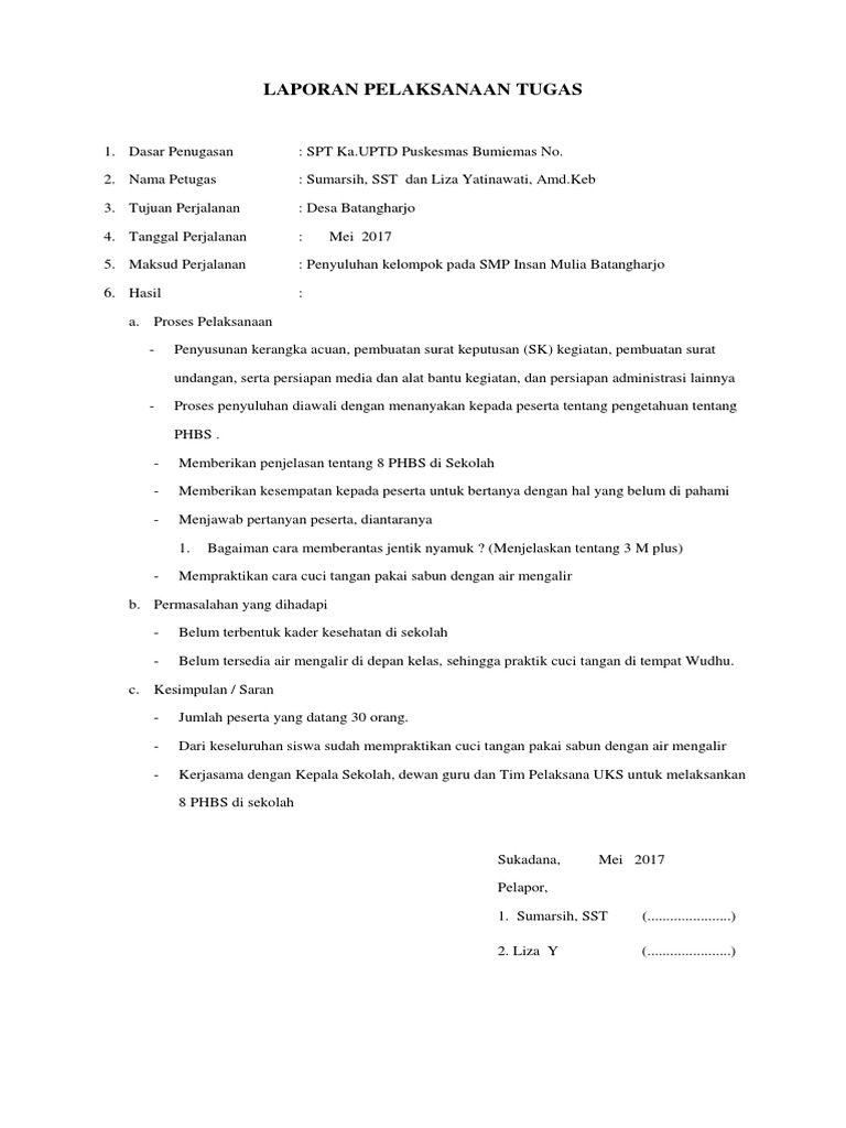 Contoh LPT | PDF | Kesehatan Holistik