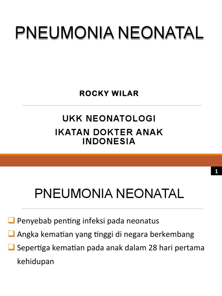 Pneumonia Neonatal