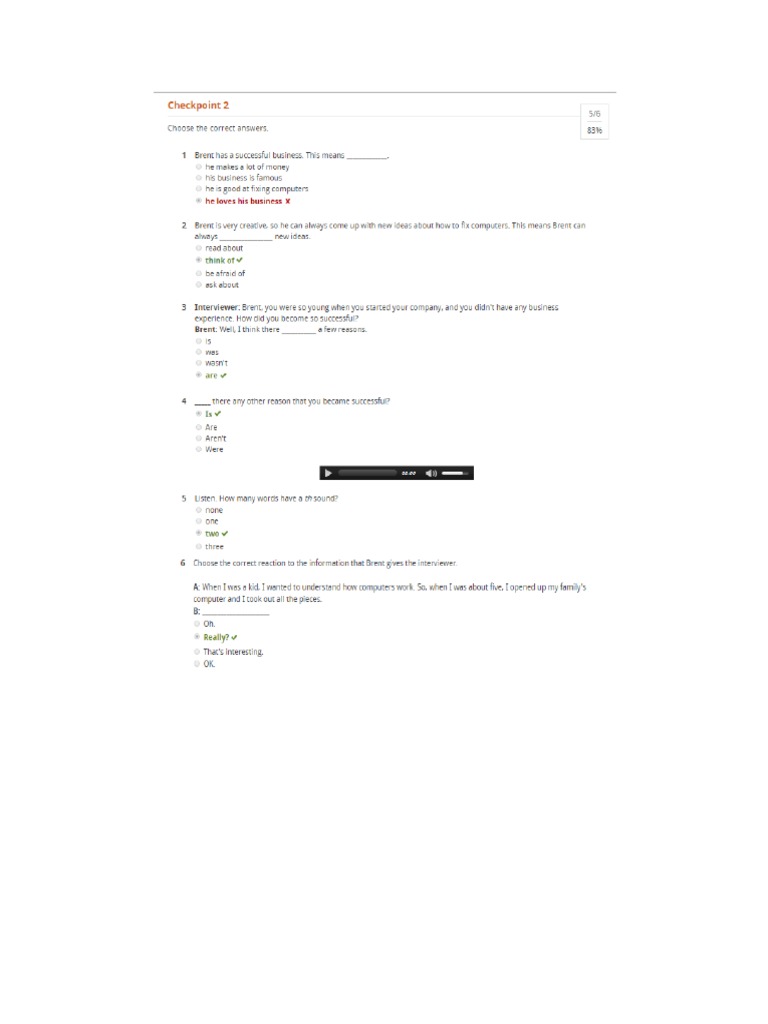 Northstar 1 Listening and Speking Myenglishlab Solved | PDF