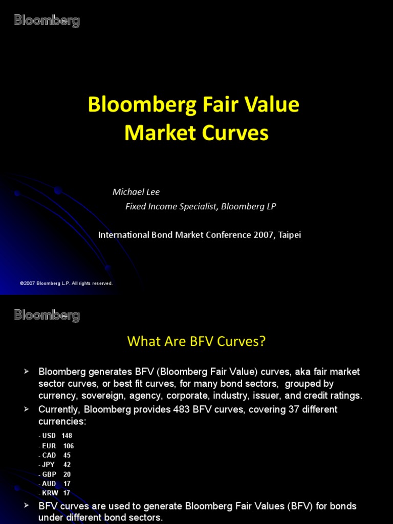 Bloomberg Fair Value Curves Explained | PDF | Bonds (Finance) | Credit ...