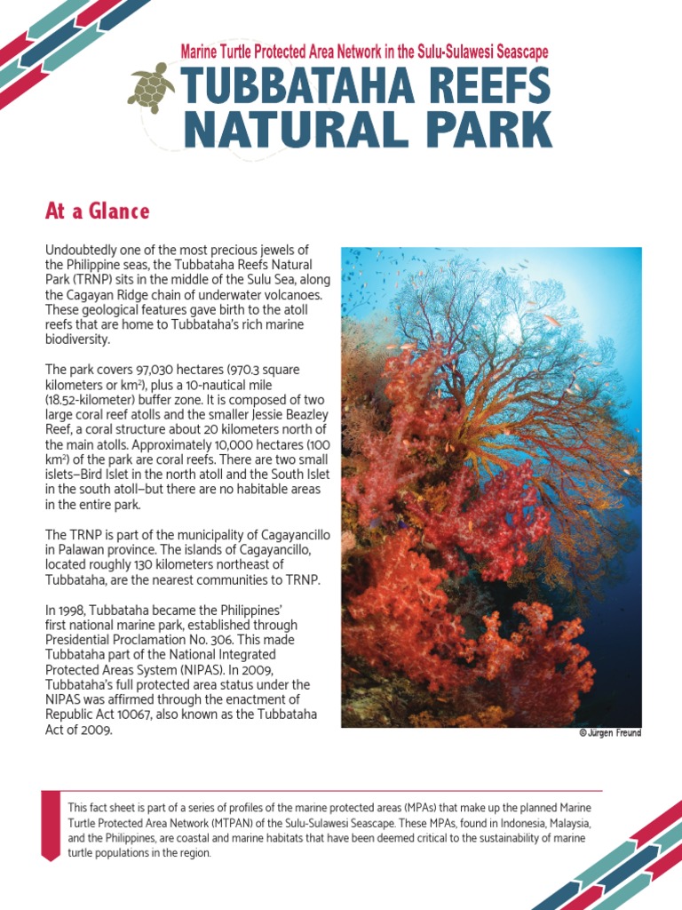 MTPAN TRNP Factsheet | PDF | Systems Ecology | Habitat