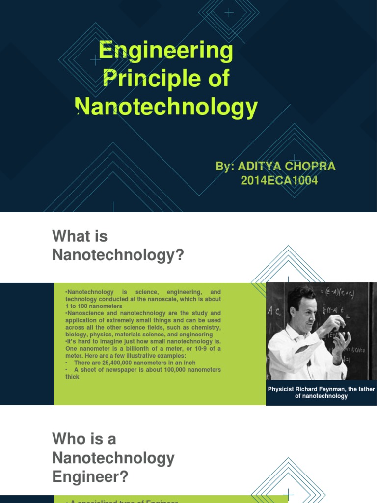 Engineering Principle of Nanotechnology 2014ECA1004.ppsx | PDF ...