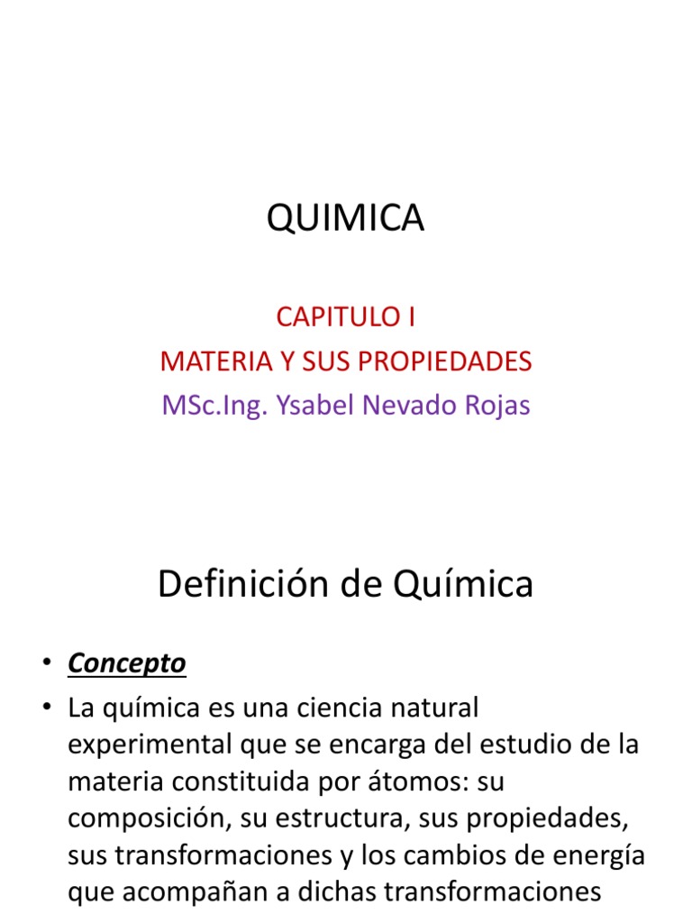 Química y Materia | PDF | Importar | Mezcla