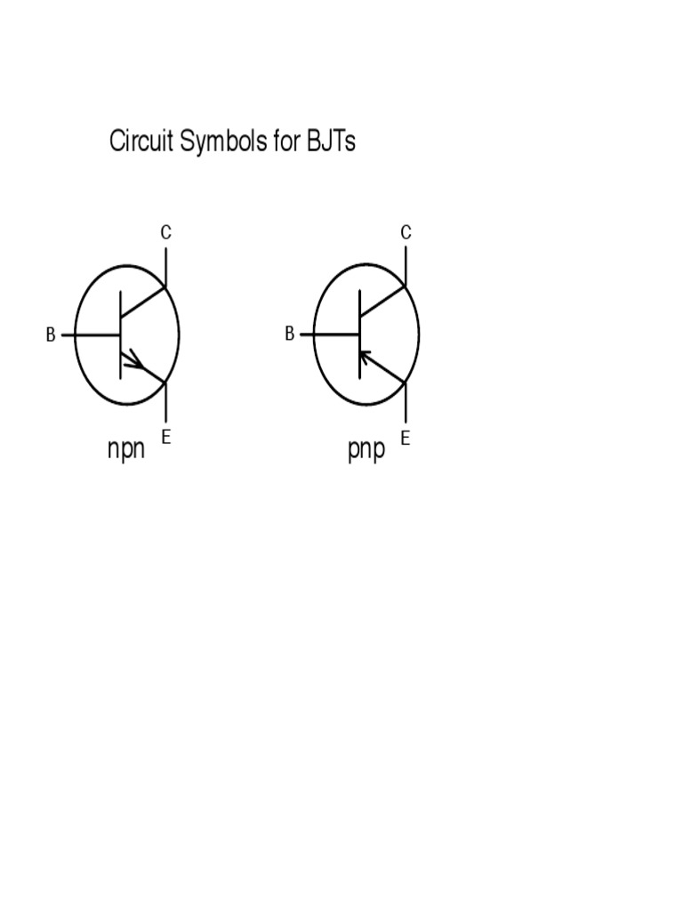 BJT Circuit Symbols Guide | PDF