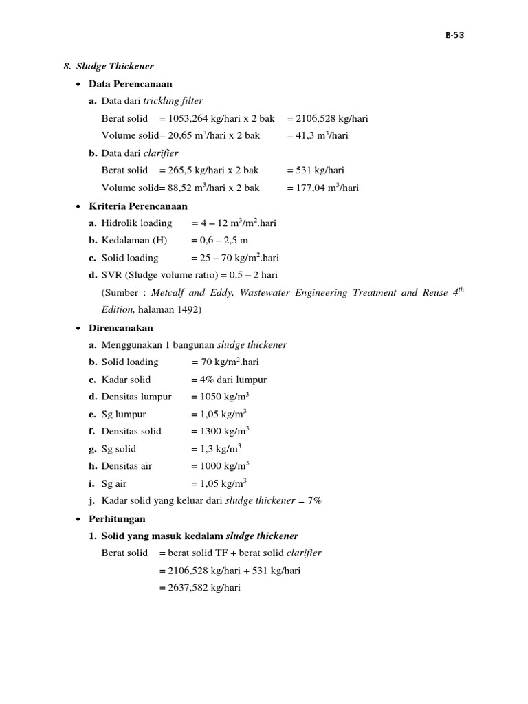 Sludge Thickener | PDF | Hygiene | Sanitation