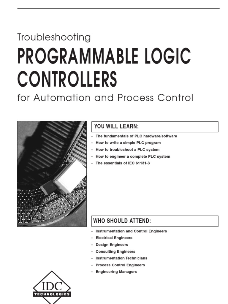 Programmable Logic Controllers (PLCS) For Automation and Process ...