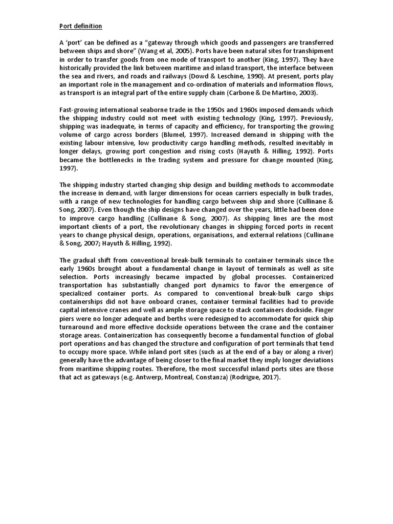 Container Operations | PDF | Containerization | Cargo