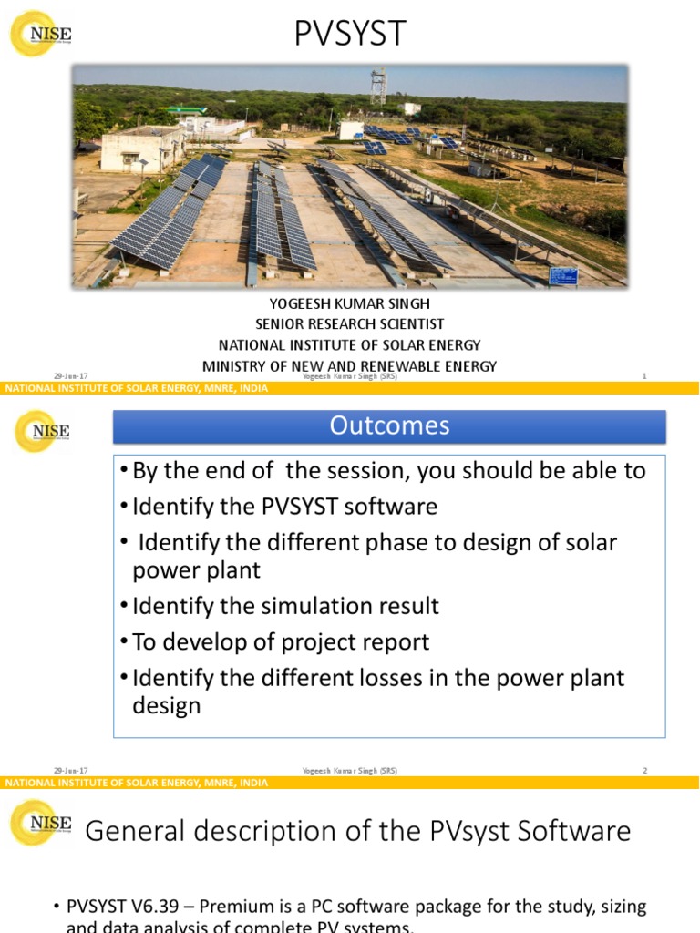 PVSYST | PDF | Photovoltaic System | Photovoltaics