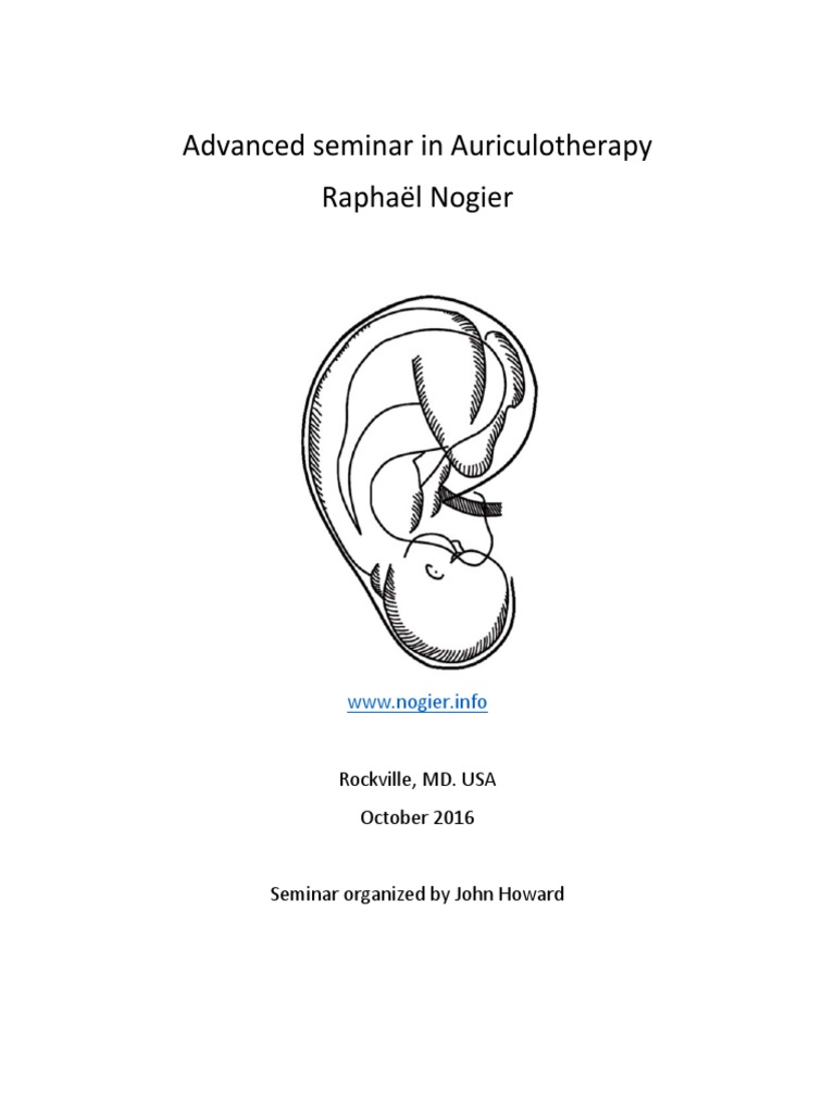 Advanced Seminar in Auriculotherapy - Nogier PDF | PDF | Ear | Pulse