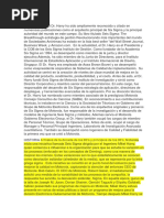 Mikel Harry: Padre de Six Sigma | PDF | Six Sigma | Calidad (comercial)
