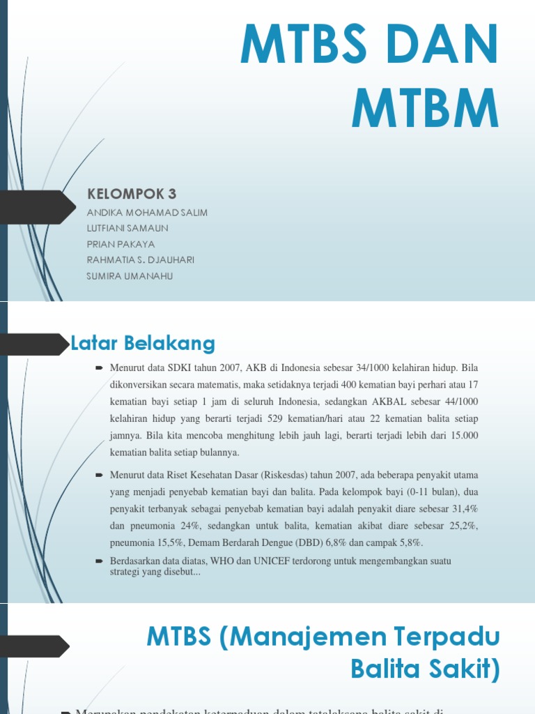Mtbs Dan MTBM | PDF