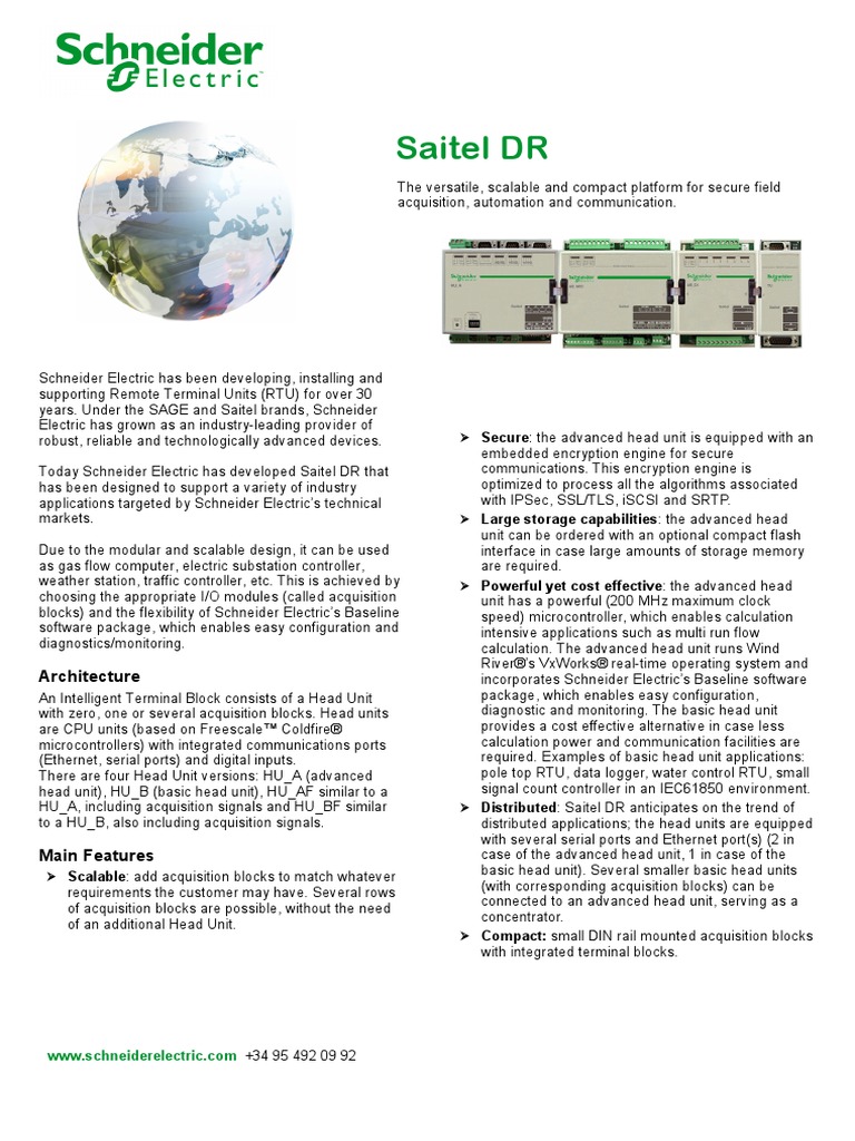 Saitel DR-EN-Rev3.0 | PDF | Microcontroller | Embedded System