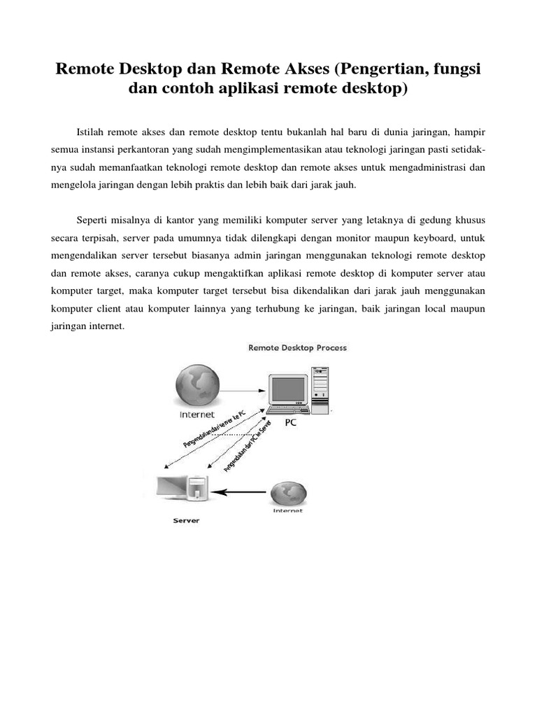 Manajemen Remote Access | PDF
