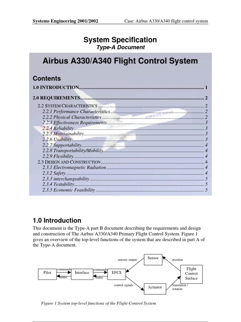 Airbus A330A340 Flight Control System | PDF | Reliability Engineering ...