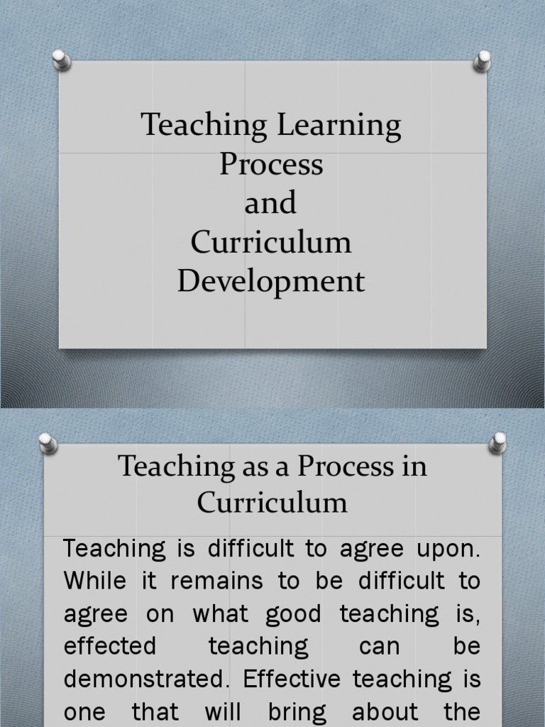Teaching Learning Process | PDF | Learning Theory (Education) | Motivation