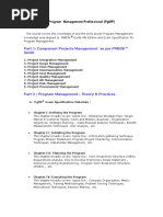 Program Management Professional (pgmp) Exam Cheat Sheet | Pdf | Swot 