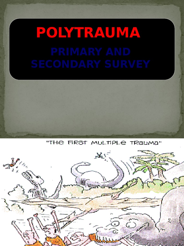 Primary And Secondary Survey In Trauma Pdf Thorax Major Trauma