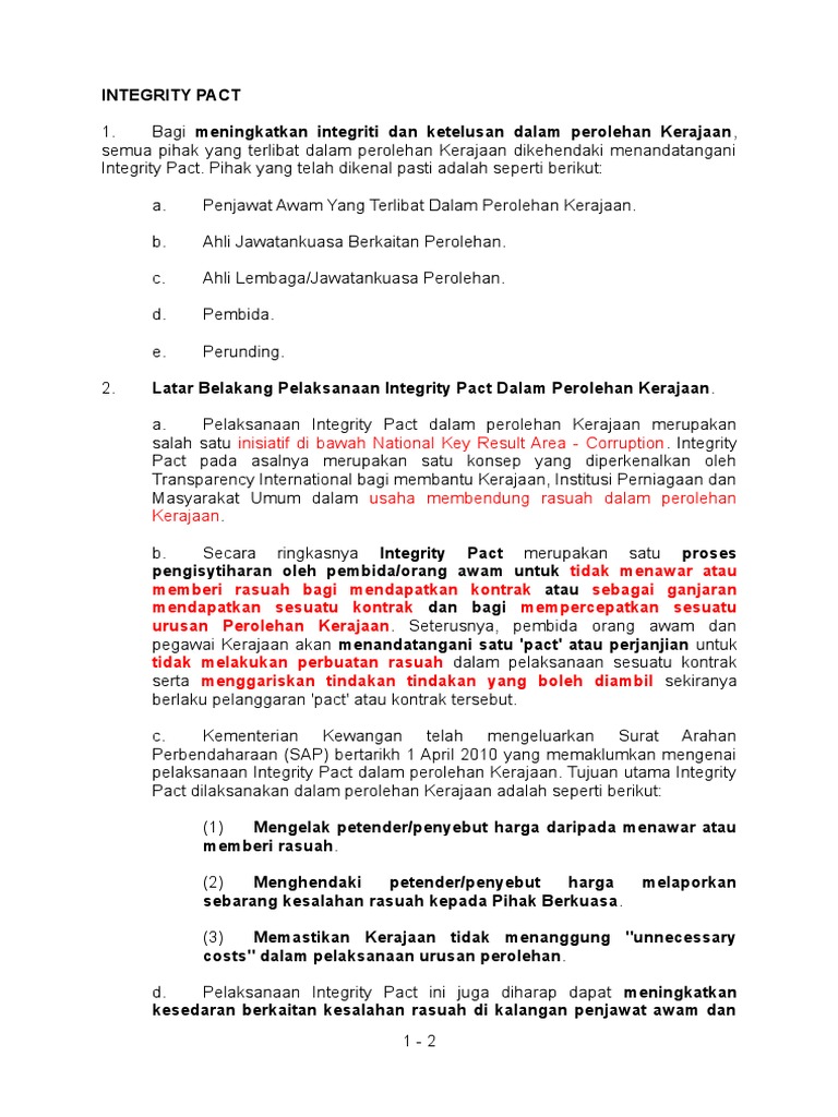Integrity Pact