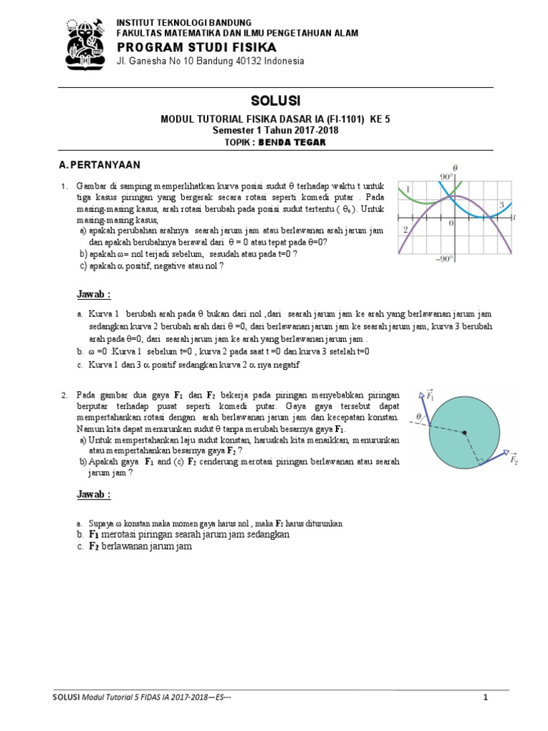 Modul Tutorial 5 FIDAS IA 2017-2018 | PDF