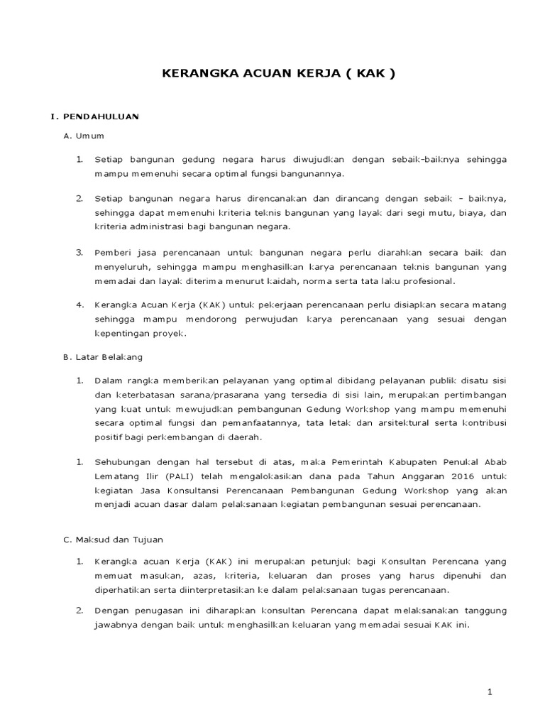 KAK Workshop | PDF