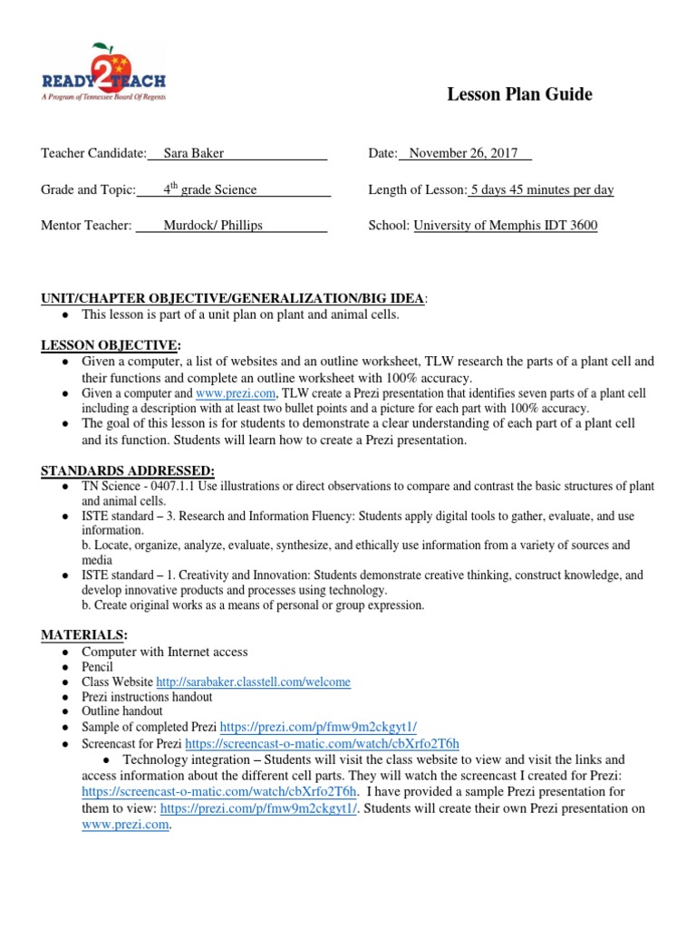 Second Lesson Plan | PDF | Lesson Plan | Websites