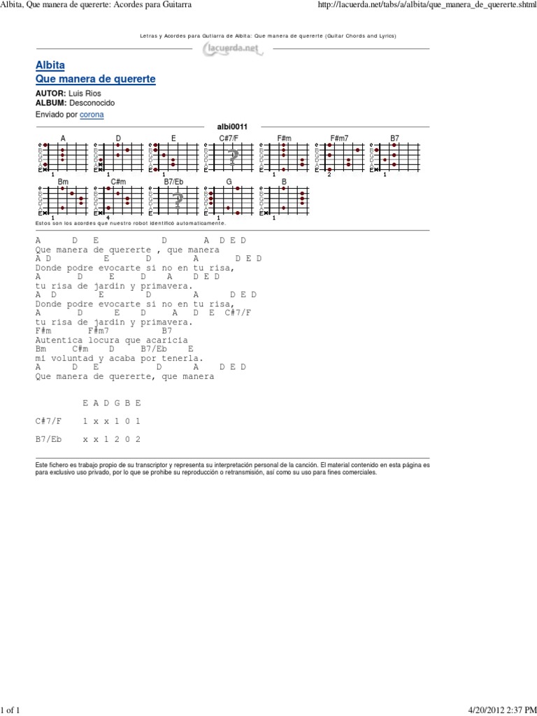 Albita Que Manera De Quererte Pdf Música Grabada Álbumes 
