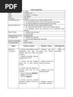 Lesson Plan Future Tense | PDF | English Language | Teachers