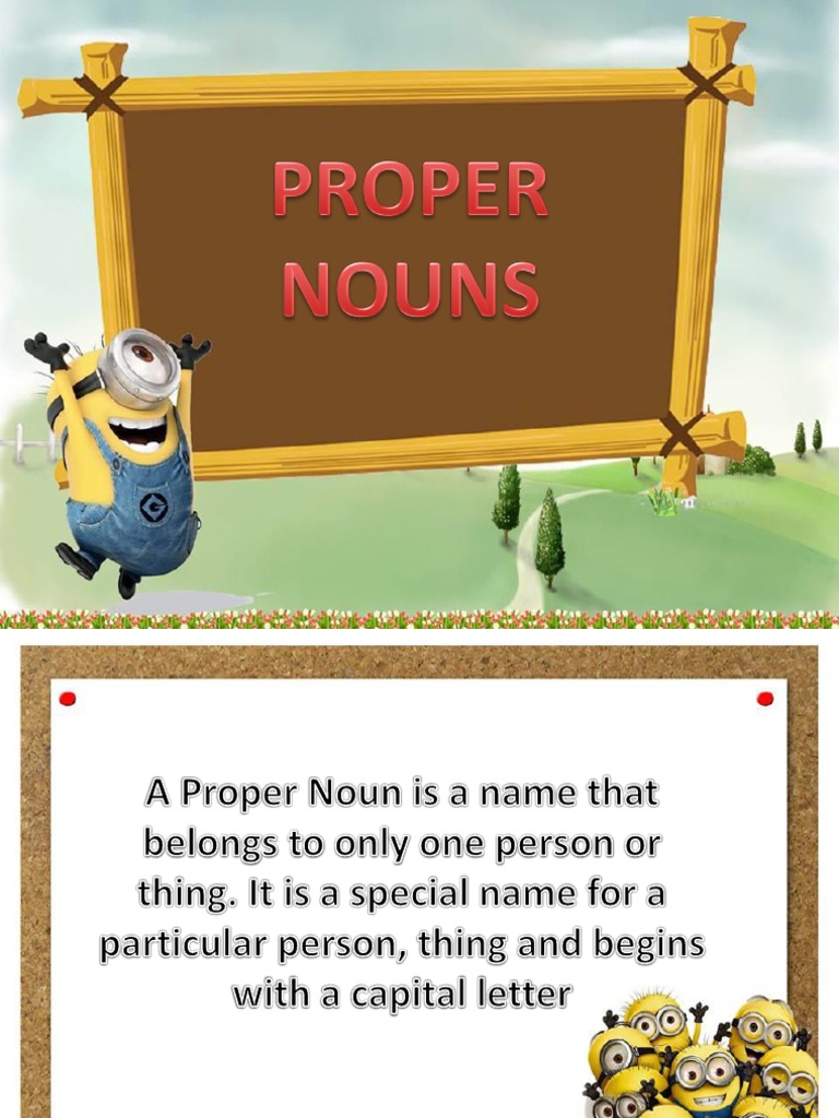 Proper Nouns | PDF