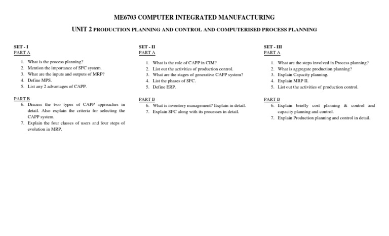 CIM Test Paper Bank 2 | PDF