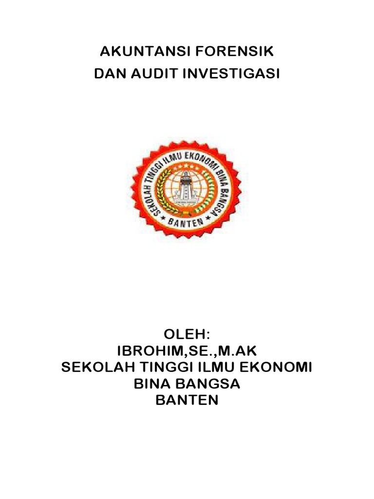 Akuntansi Forensik dan Audit Investigasi | PDF | Hukum