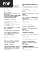 Night Differential Pay Calculation Guide | PDF | Overtime | Observances