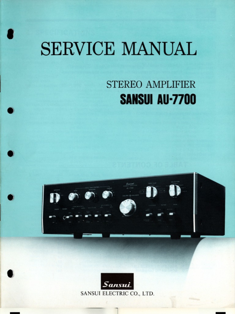 AU7700 | PDF | Computers