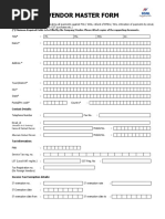 Government of Belize Vendor Authorization Form - Persons P1 | PDF