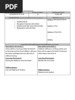 Big and Small Lesson Plan | PDF | Lesson Plan | Classroom