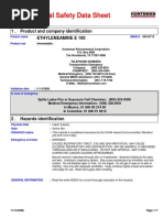 PEG-40 Hydrogenated Castor Oil Msds | PDF | Fires | Water